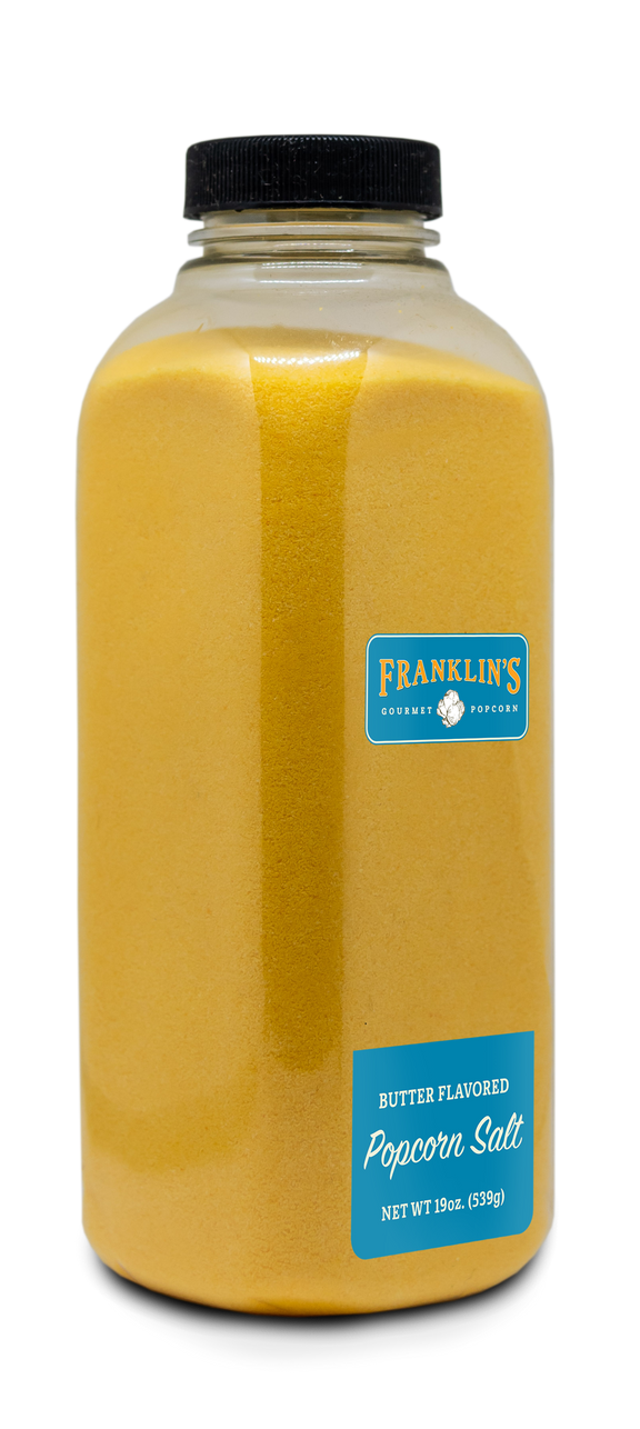 Butter Flavored Popcorn Salt – Franklin's Gourmet Popcorn